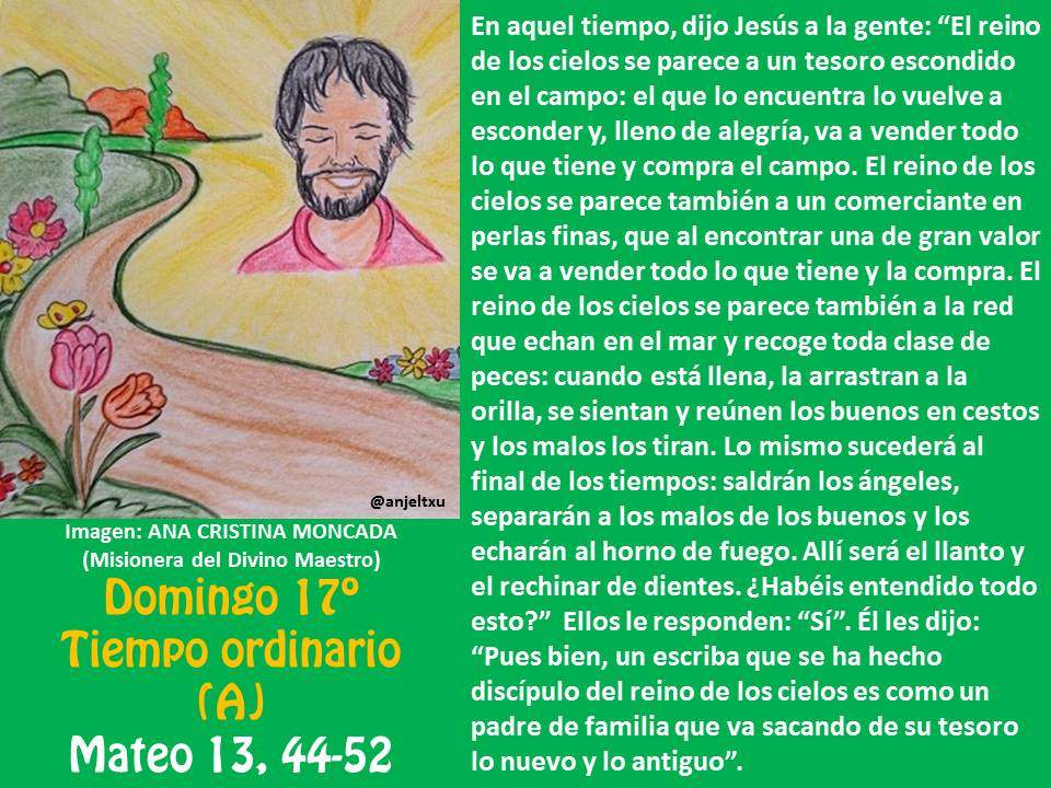 Domingo 17º del Tiempo ordinario-A- (26 de julio) - Comunidad Viatoriana